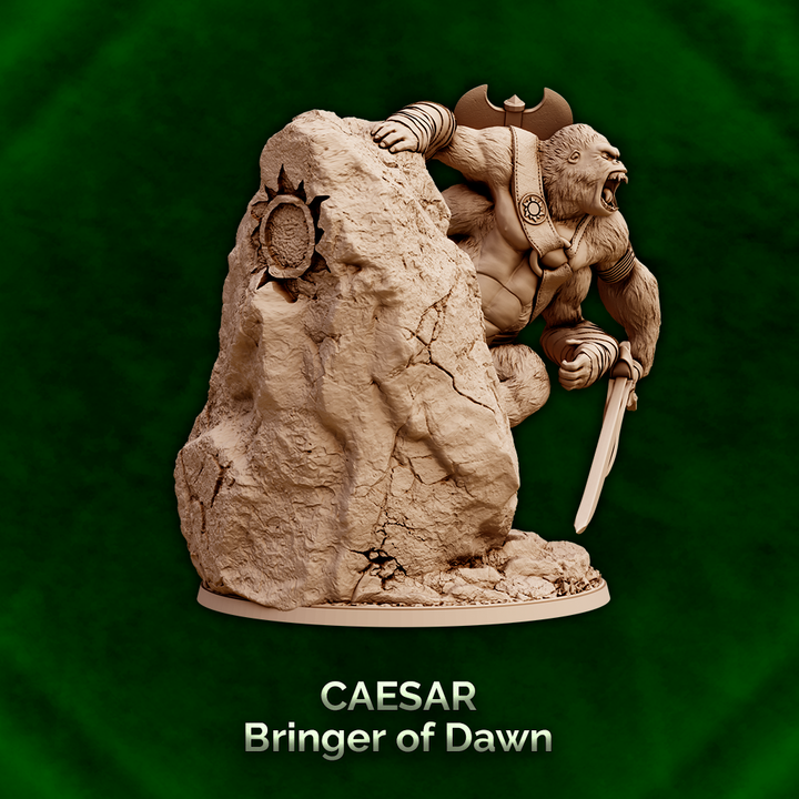 3D Printable Caesar - Bringer of Dawn - Reward by Artificers_Mini